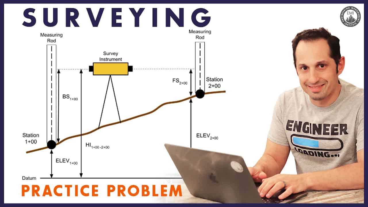 Civil FE Surveying Practice Problem (FE Exam) - PE Exam Passpoint by EMI