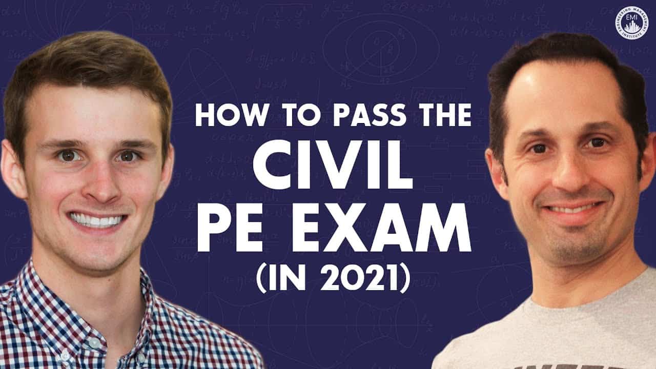 How To Pass The Civil PE Exam (In 2021) - PE Exam Passpoint by EMI