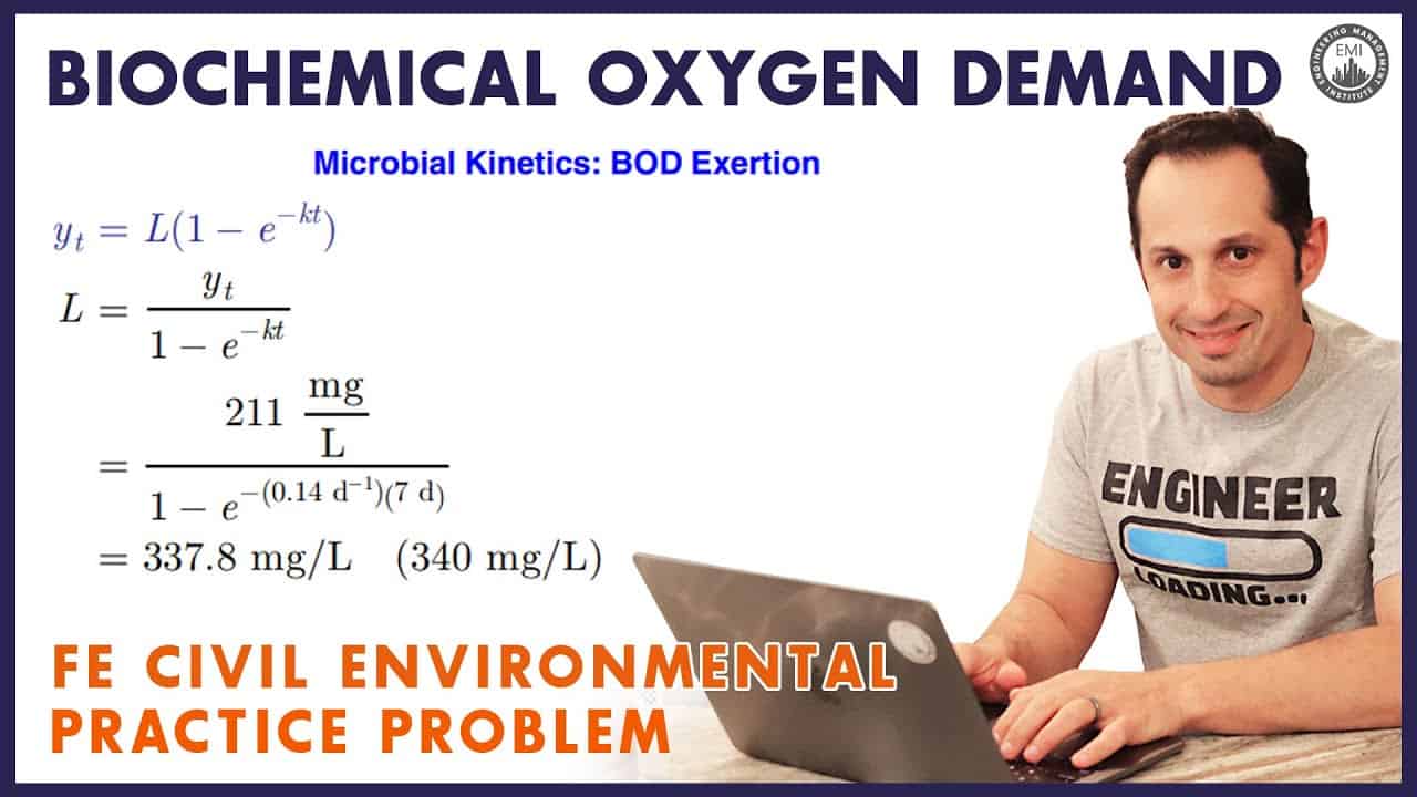 Biochemical Oxygen Demand (BOD) | FE Exam Review - PE Exam Passpoint by EMI