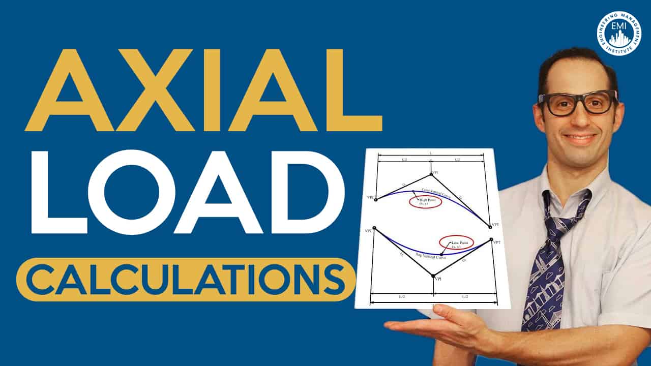 Calculating Axial Load (Practice and Solution) | Civil PE Exam Review ...