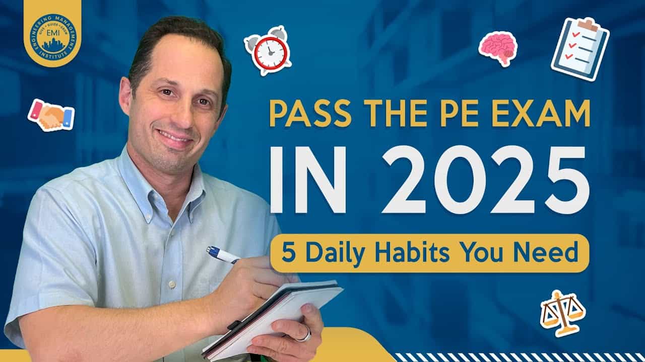 PASS the PE Exam in 2025 with These 5 Daily Habits - PE Exam Passpoint ...