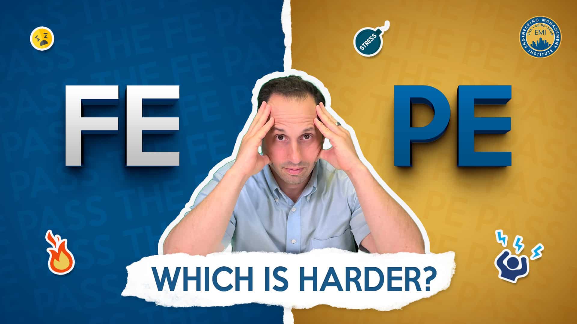Is the FE Exam HARDER than the PE Exam? - PE Exam Passpoint by EMI